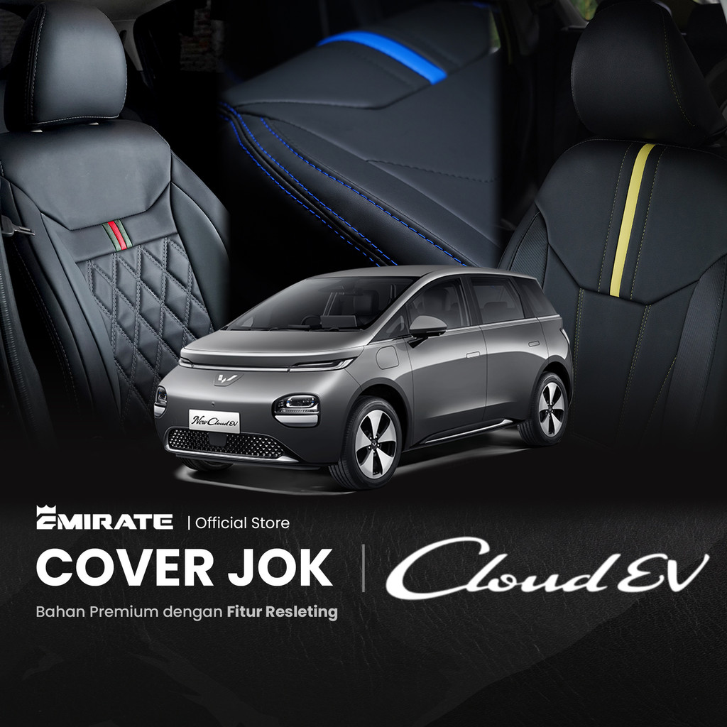 Jual Sarung Jok Mobil Wuling Cloud dengan Resleting / Cover Jok Mobil ...