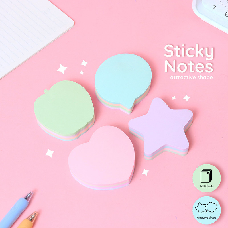 Jual Bantex Memo Tempel / Sticky Notes Pola Estetik Lucu Daya Rekat ...