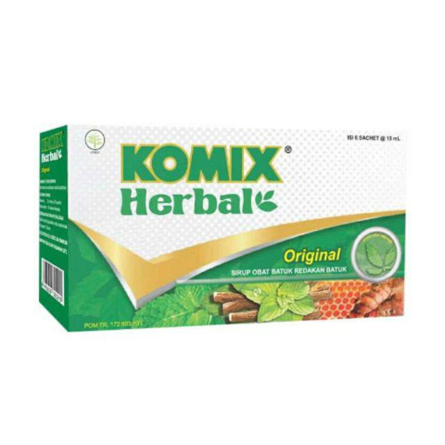 Jual KOMIX HERBAL ORIGINL 6 SACHET 15ML | Shopee Indonesia