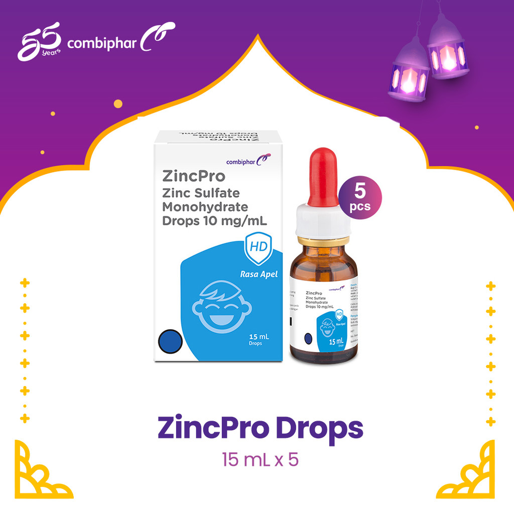 Jual ZincPro Drops 5 botol @ 15 ml | Shopee Indonesia