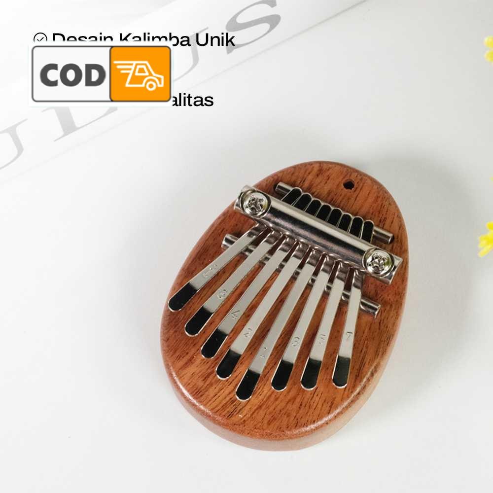Jual Kalimba Mini Thumb Piano 8 Nada Kayu Alat Musik Portable ...