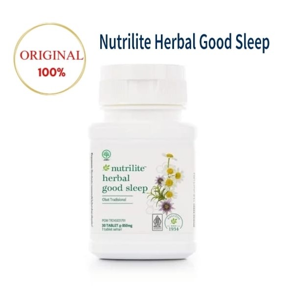 Jual Nutrilite herbal good sleep Amway Original exp 2026 produk ...