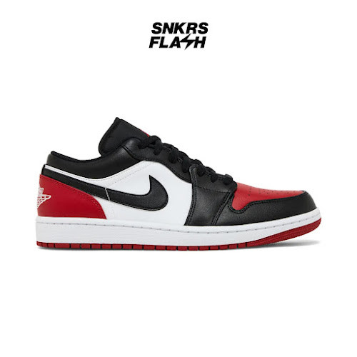 Jual NIKE Air Jordan 1 Low Bred Toe Sepatu Sneakers Pria - 553558161 ...