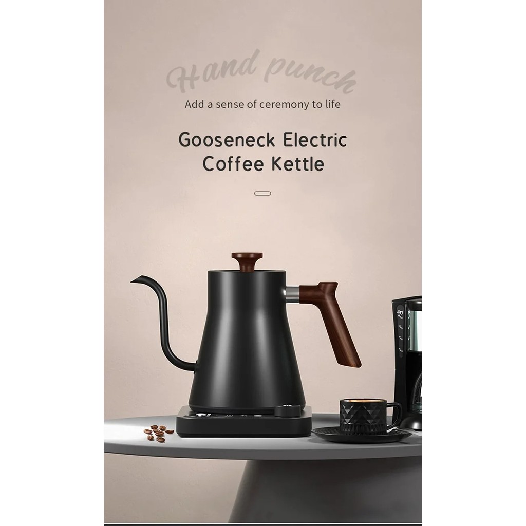 Jual Teko Listrik Kopi Pemanas Air Leher Angsa Pour Over 1200W 900ml ...