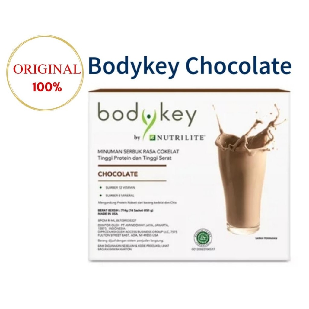 Jual Nutrilite Bodykey / Body Key Chocolate / coklat Amway Original exp ...