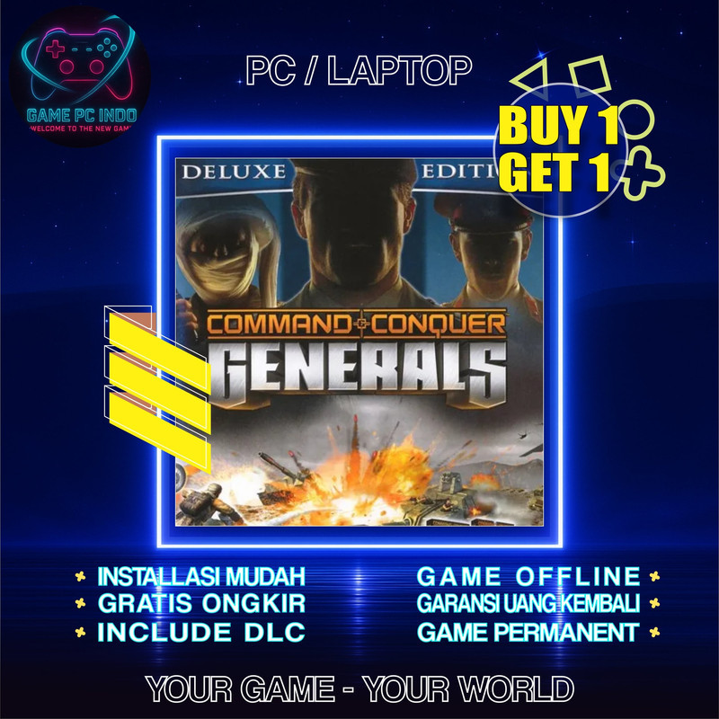 Jual Command and Conquer Generals Deluxe Edition PC Laptop | Shopee ...