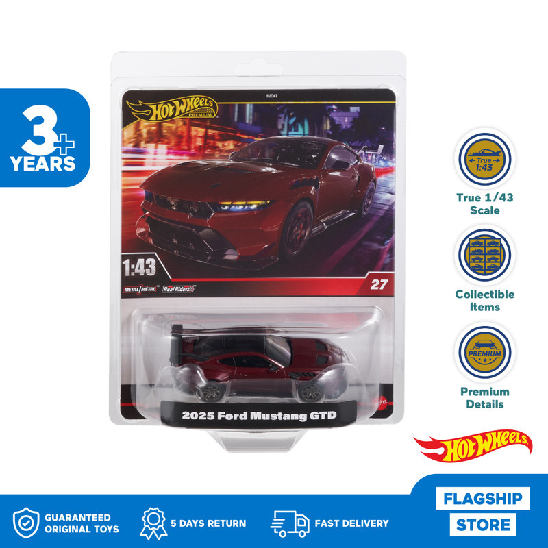 Jual Hot Wheels Premium 1:43 2025 Ford Mustang GTD 2025 - Mainan Mobil ...