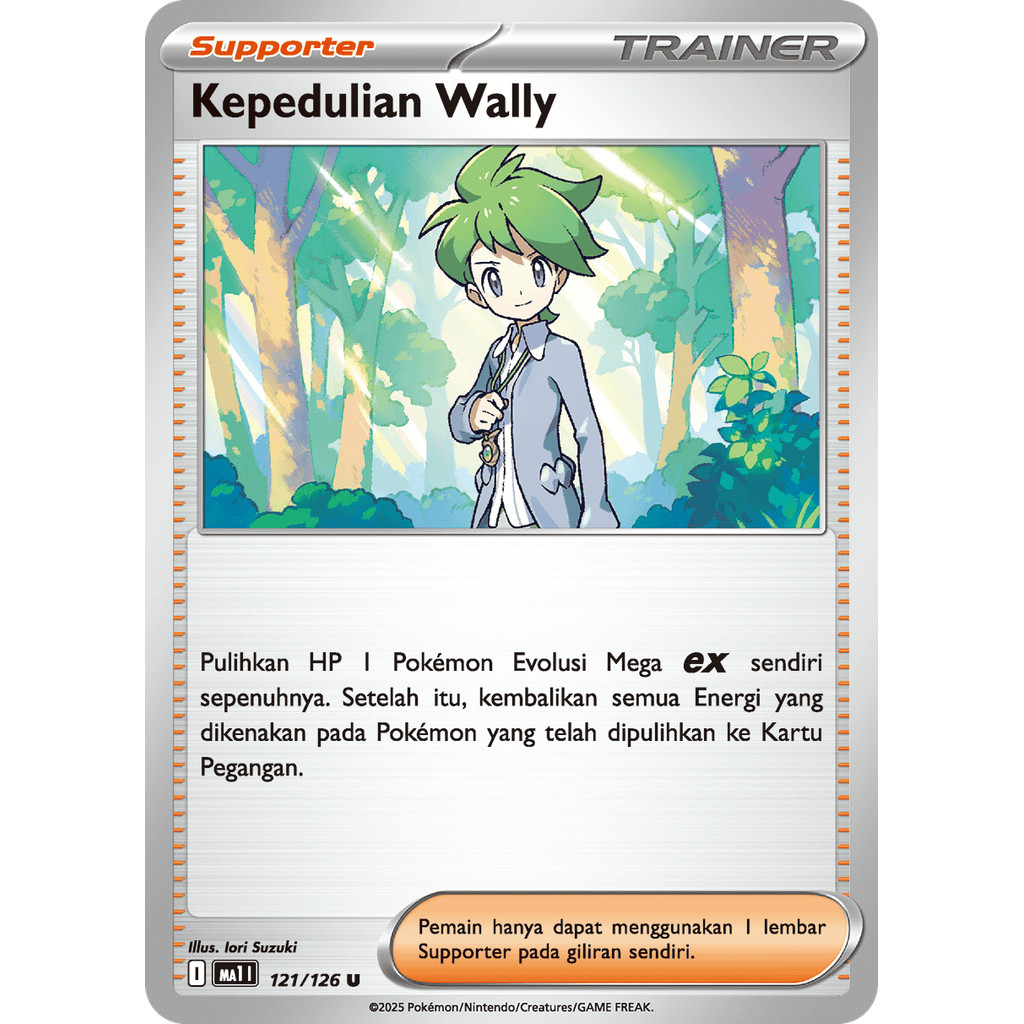 Jual Kepedulian Wally U ma1 121/126 - Evolusi Mega - POKEMON TCG ...