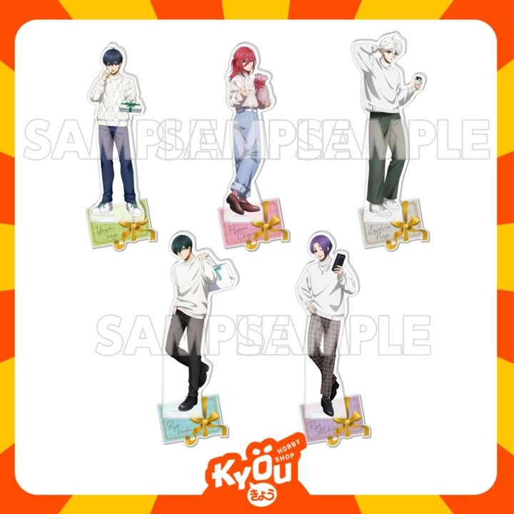 Jual Reo - Rin - Nagi - Chigiri Blue Lock in Egoistic Mall Acrylic ...