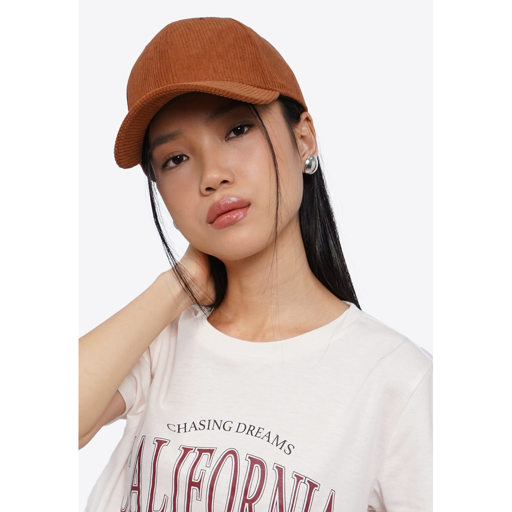 Jual COLORBOX Embroidery Brown Cap Brown | Shopee Indonesia