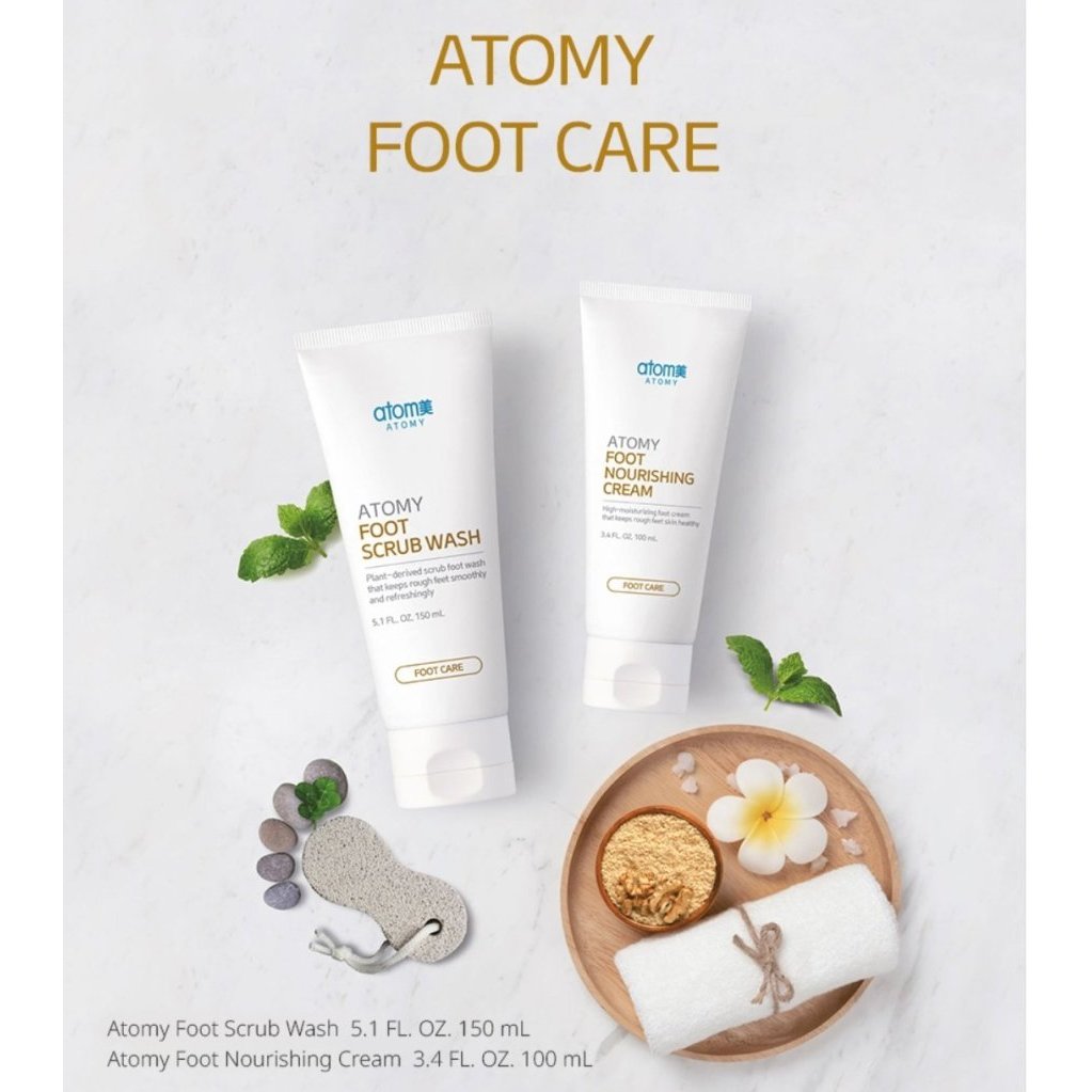 Jual Atomy Foot Scrub Wash Solution Kelupas Kulit Mati Pecah Rusak ...