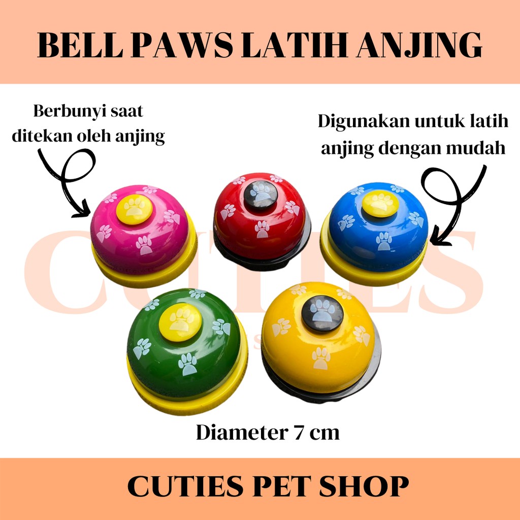 Jual BELL LATIH ANJING / KUCING / TRAINING PUPPY / DOG / KECIL/ PELATIH ...