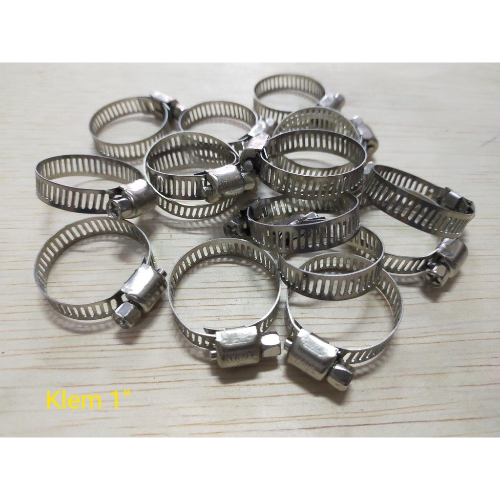 Jual Klem Selang 1 Inci Cincin Selang Pipa Besi PVC Hose Clamp | Shopee ...