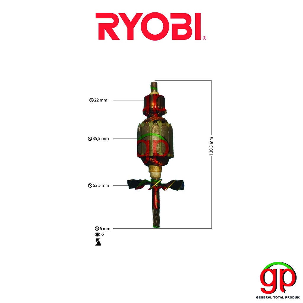 Jual Armature / Angker HJ 50 Ryobi Mesin Gergaji HJ50 Jigsaw | Shopee ...
