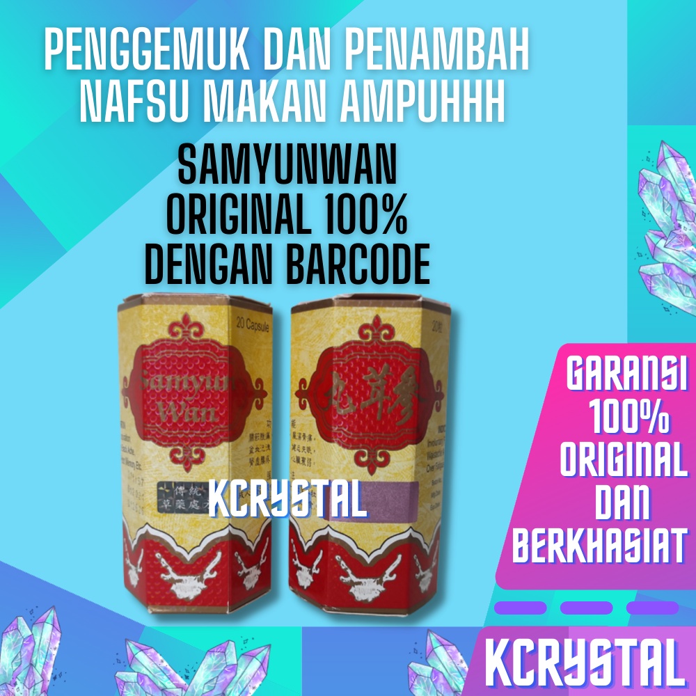 Jual Samyunwan samyun wan Original Obat Pil Gemuk Penambah Berat Badan ...