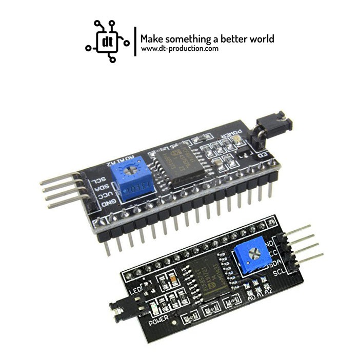 Jual I2C LCD 16x2 LCD 20x4 Modul II2C Backpack | Shopee Indonesia