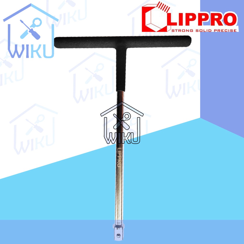 Jual Lippro Stang Kunci Sok 1/2in Model T / Gagang Sock T Handle Karet 1/2" | Shopee Indonesia