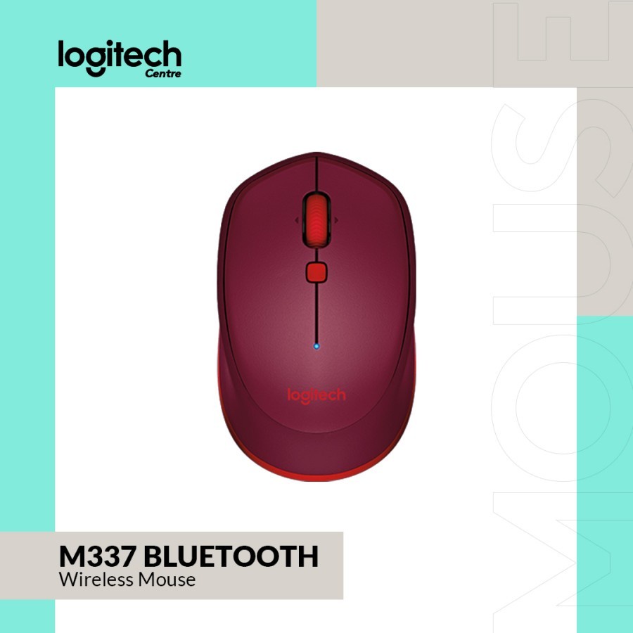 Jual Mouse Logitech M337 Bluetooth-Merah | Shopee Indonesia