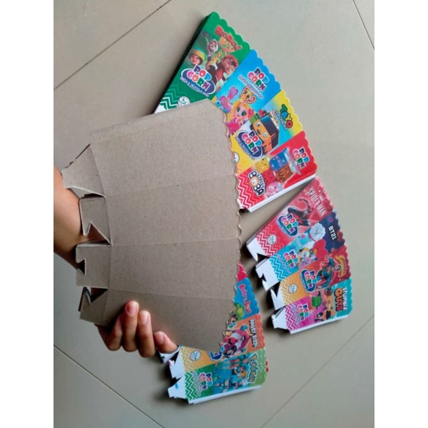 Jual Kertas popcorn / Tempat Popcorn UK 12x6 murah 50 pcs | Shopee ...