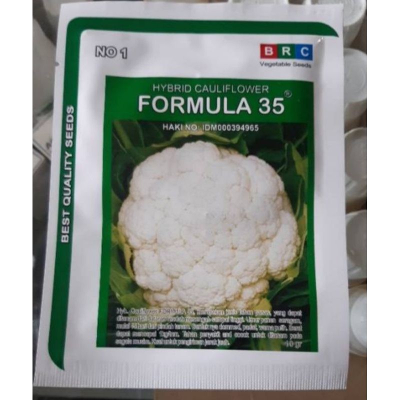 Jual Benih bibit bunga kol/kembang kol Formula 35 F1 | Shopee Indonesia