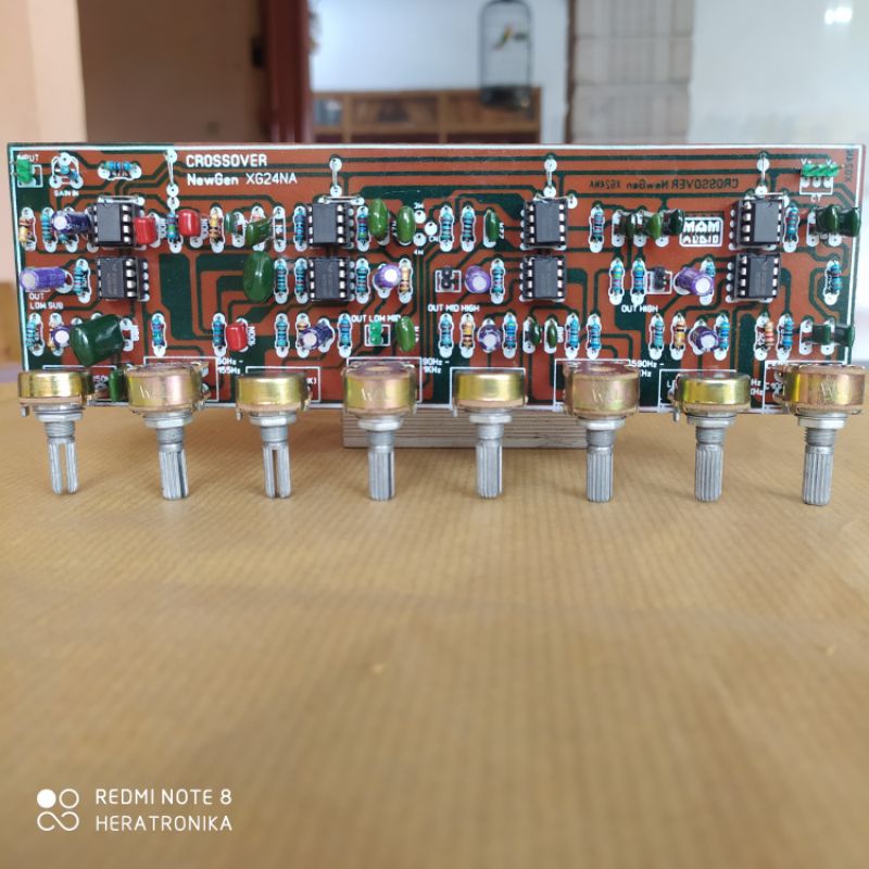 Jual Kit Crossover 4 Way Independen Frekuensi Cut Off Frekuensi ...