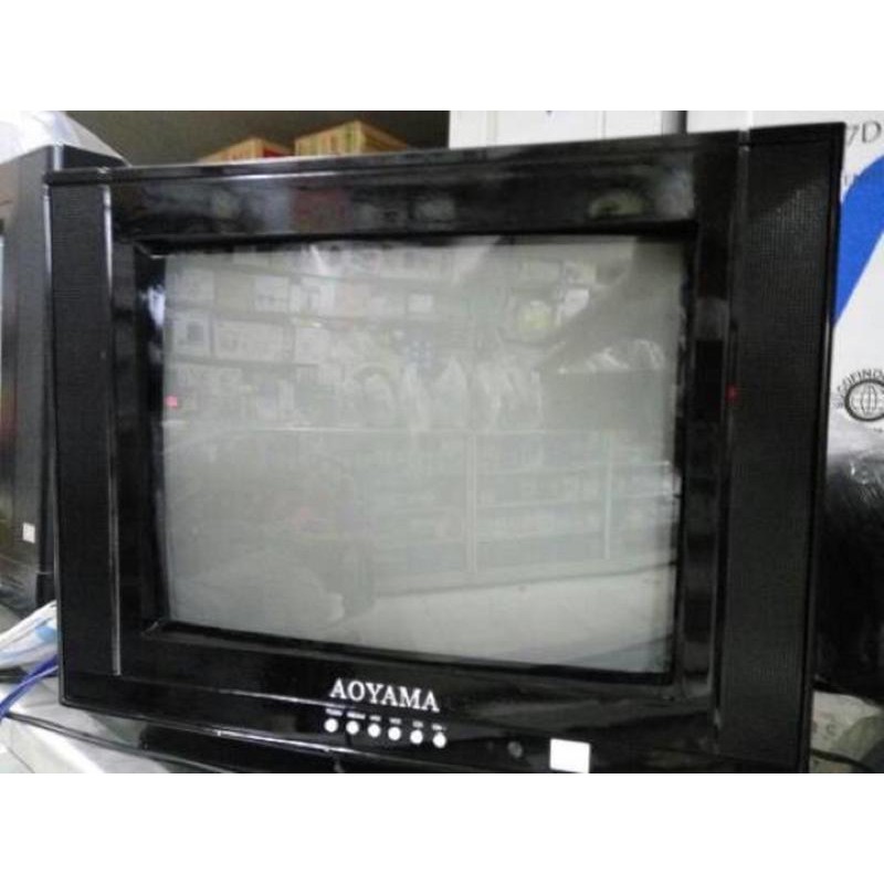 Jual TV CRT 14 inch - Tabung Kaca - Layar Cembung - Semi Flat - Body ...