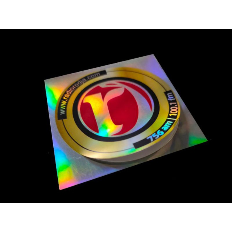 Jual sticker rodja hologram 5cm | Shopee Indonesia