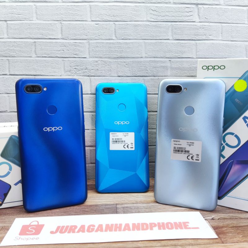 Jual Oppo A12 4/64GB HP Second Seken Bekas Fullset Batangan | Shopee ...