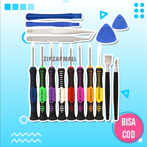 Jual Obeng Set Reparasi Hp 16 in 1 Lengkap - Obeng Iphone Kecil Mini ...