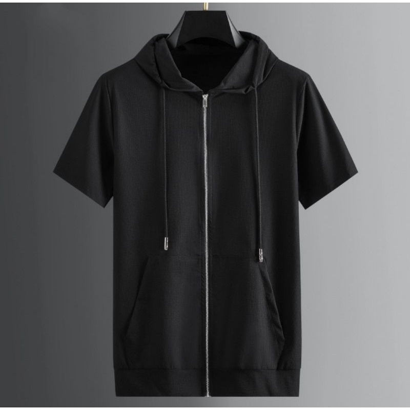 Jual Hoodie Zipper Polos Lengan Pendek | Shopee Indonesia Jual Hoodie Zipper Polos Lengan Pendek | Shopee Indonesia
