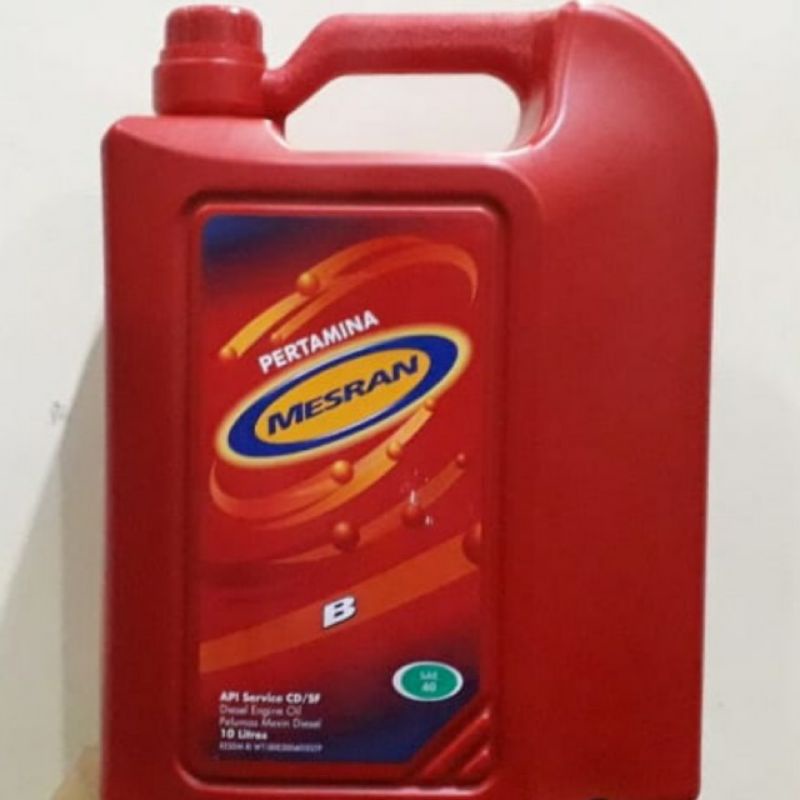 Jual Pertamina Mesran B40 Diesel Oil Sae 40 10 Liter Galon ( Dijamin ...