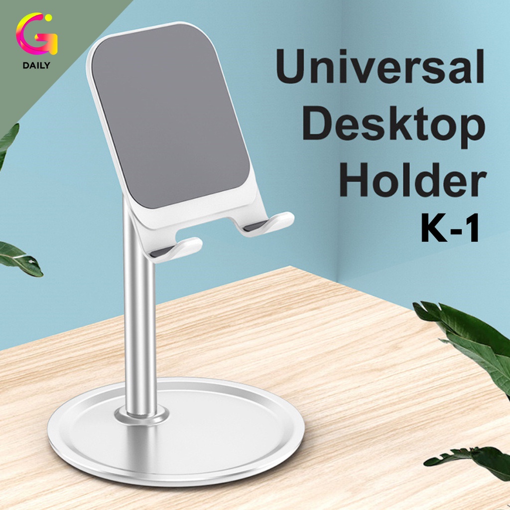 Jual Phone Holder Folding Dekstop Standing HD K1 untuk HP / Tablet ...