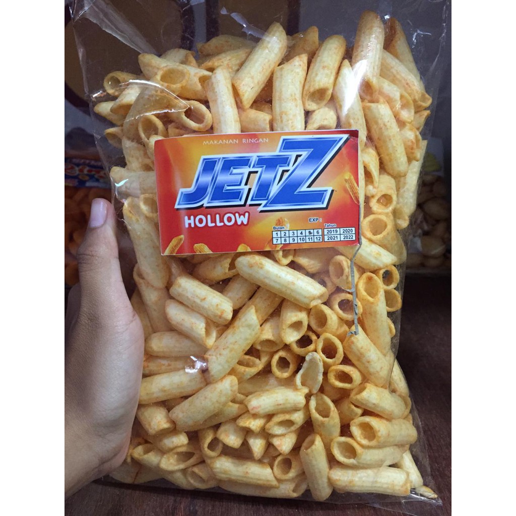 Jual SNACK KILOAN JETZ HOLLOW REPACK ORI MURAH 150gr | Shopee Indonesia