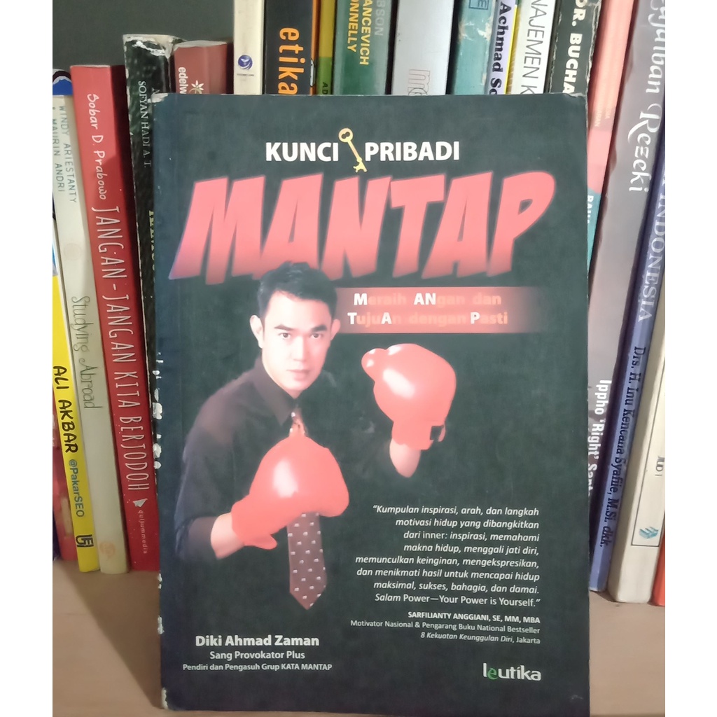 Jual Buku Kunci Pribadi MANTAP - Diki Ahmad Zaman (ORIGINAL) | Shopee ...