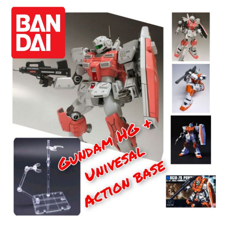 Jual Gundam HG / Bandai / RGM 79 Powered HGUC 1/144 Scale Gunpla Bandai Gundam | Shopee Indonesia