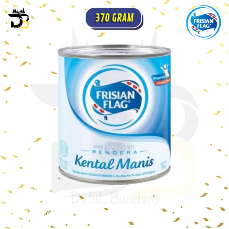 Jual SUSU BENDERA FRISIAN FLAG KENTAL MANIS SKM FULL CREAM 370 gr ...