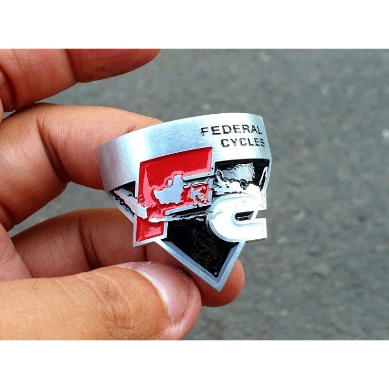 Jual Head tube Badge / Head badge FEDERAL - VINTAGE - Emblem Sepeda ...