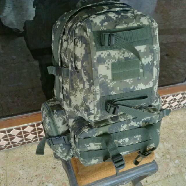 Jual Tas Ransel Army / Tas Punggung Loreng / Doreng / Tactical / Tas ...