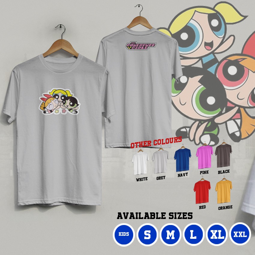 Jual KI/82 Kaos Distro The Powerrpuff Girl Power Puff PPG Buttercup ...