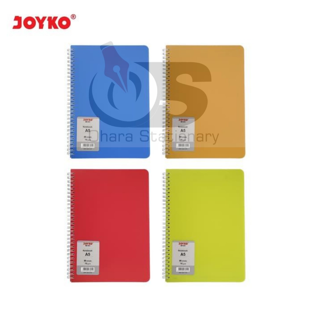 Jual NOTEBOOK BUKU CATATAN BUKU SPIRAL A5 JOYKO NOTE BOOK NB 661/ 60 halaman | Shopee Indonesia