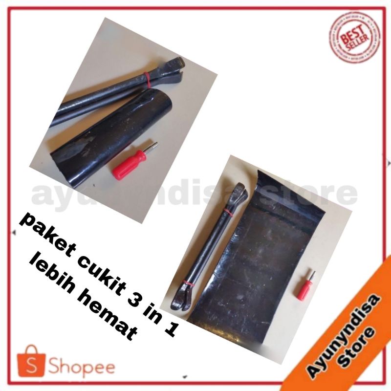 Jual alat cukit tambal ban karet tambal ban dan cop pentil | Shopee ...