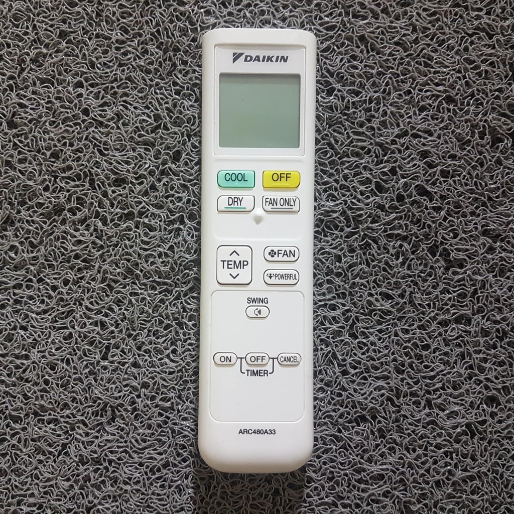 Jual Remote AC DAIKIN ARC480A33 Original | Shopee Indonesia