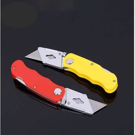 Jual Pisau Cutter Lipat Foldable Cutter Knife refil isi 5 pcs | Shopee ...