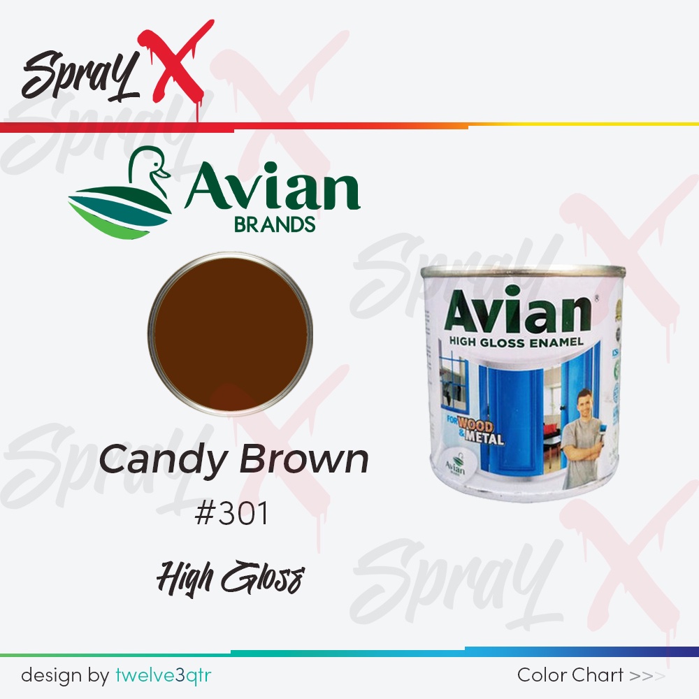 Jual AVIAN CAT MINYAK CANDY BROWN 301 / COKLAT #301 100CC - CAT KAYU ...