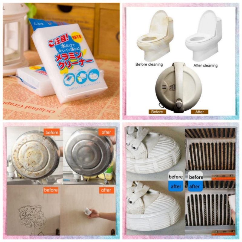 Jual Sponge Japan Spons Ajaib Spon Pembersih Serbaguna Multifungsi ...