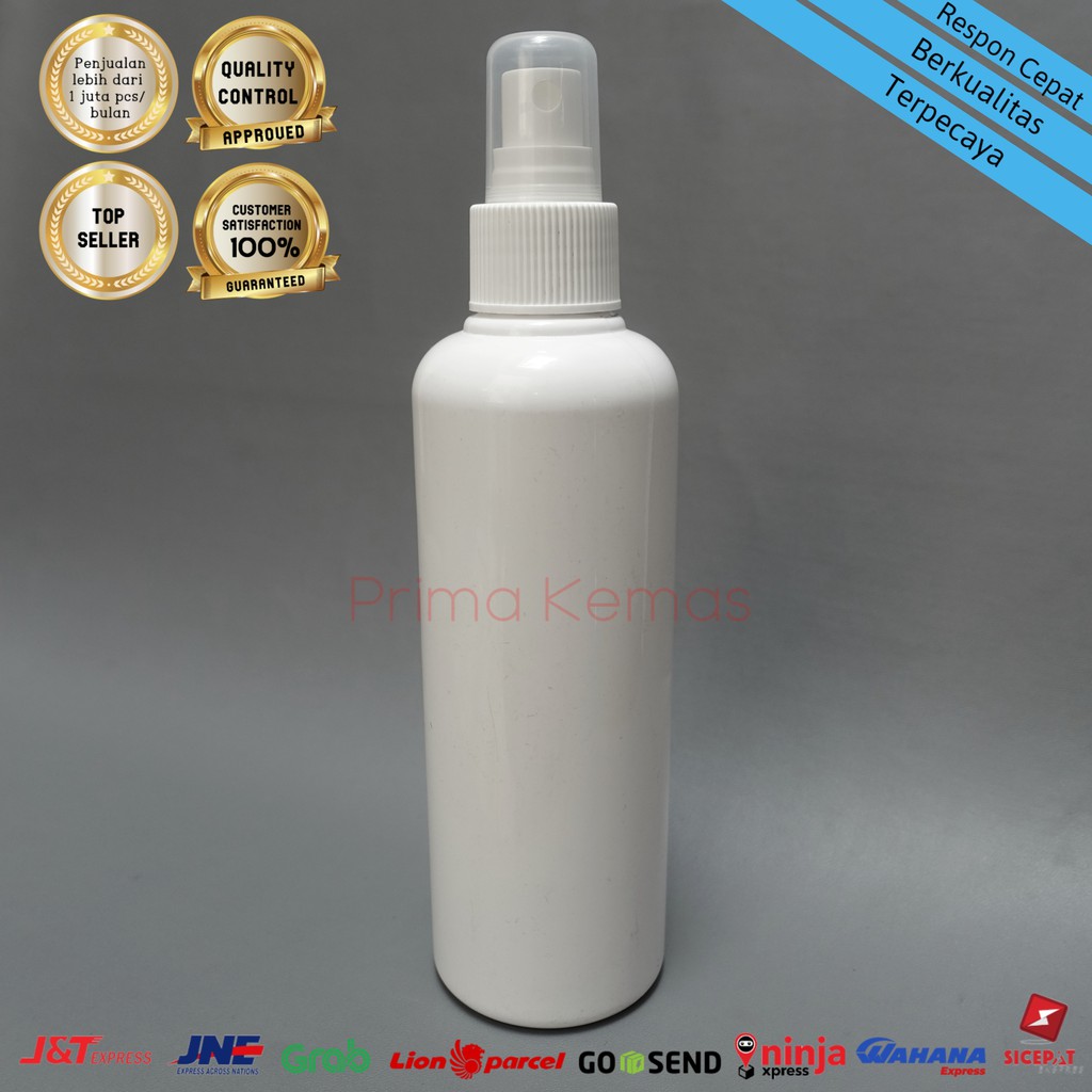 Jual Botol Sprayer 250 ml - botol kosmetik 250 ml - botol skincare Pet ...