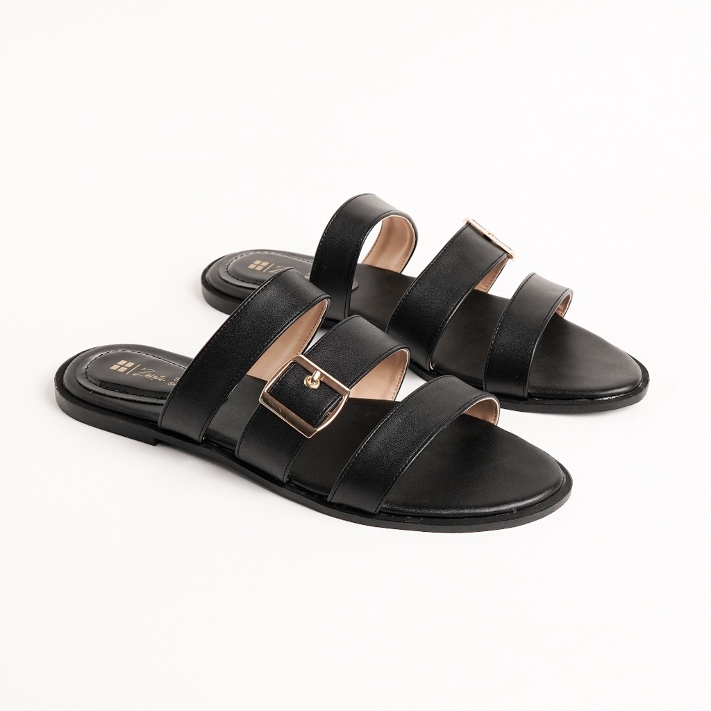 Jual Sandal Wanita Ukuran jumbo Besar Sendal Flat Teplek Cewe Big Size ...