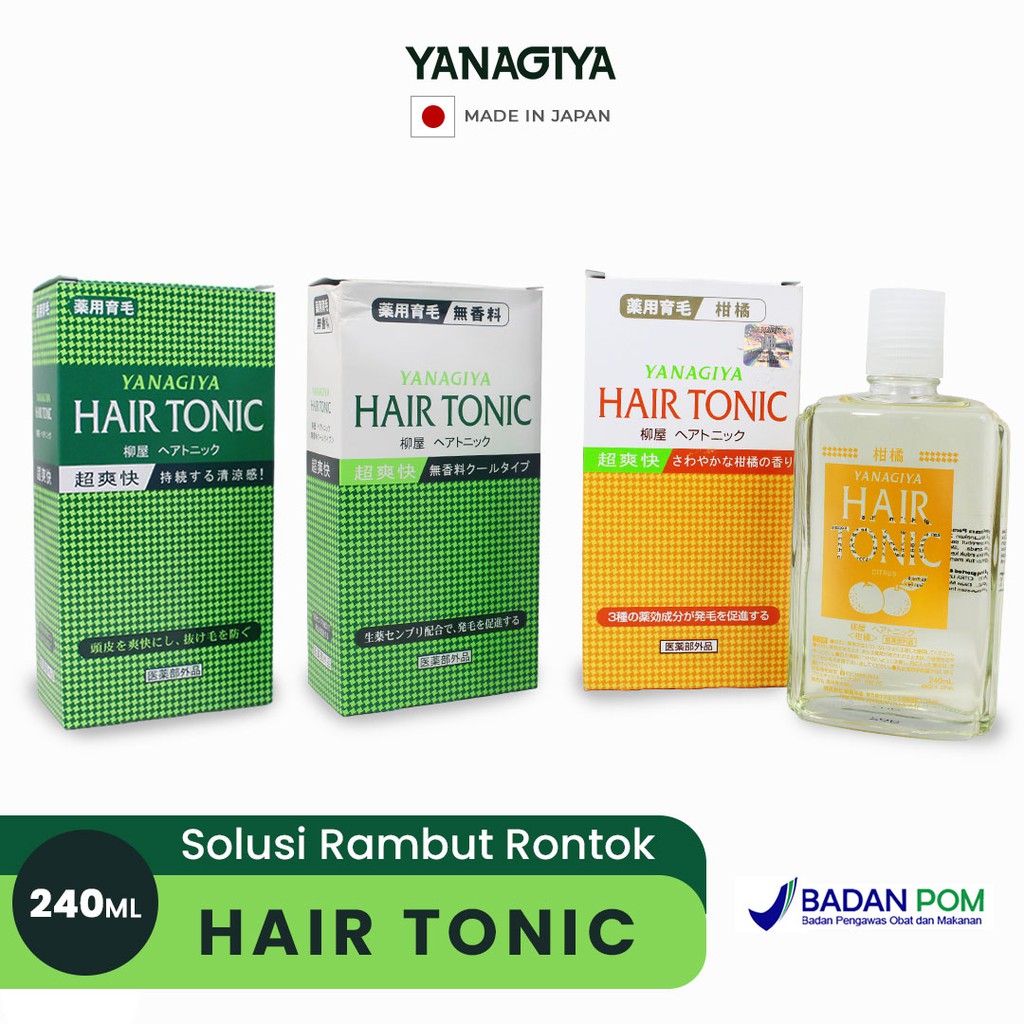 Jual Yanagiya Hair Tonic 240ml - Solusi Rambut Rontok, Tipis | Rambut ...