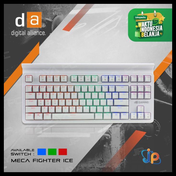 Jual Keyboard Gaming Mechanical Digital Alliance Meca Fighter Ice Tkl ...