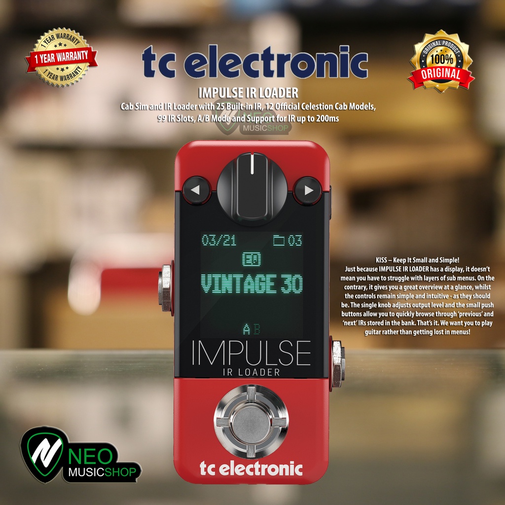 Jual TC ELECTRONIC IMPULSE IR LOADER Cab Sim and IR Loader with 25 ...